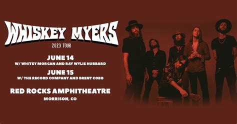 Whiskey Myers Red Rocks Party Bus Tickets On