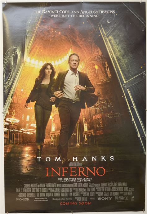 Inferno” Original One Sheet Poster Film Poster Movie Poster