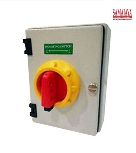 Isotech Ktm 3160 160a 3 Pole Isolator C W Box Kl Selangor Malaysia Shop Wholesaler Supplier