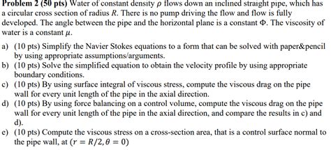solved problem 1 50 pts the velocity of a 2 d flow field