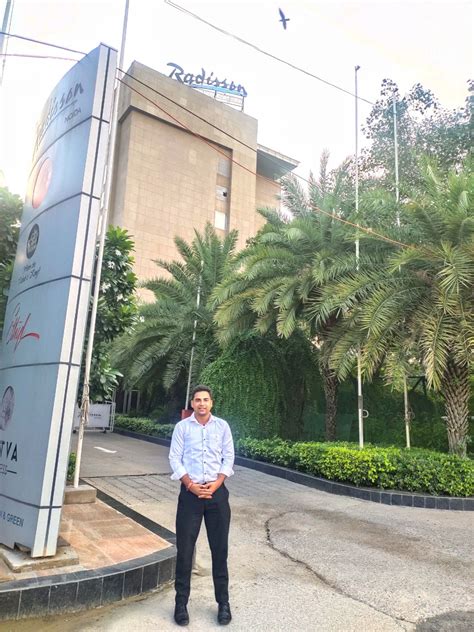 utkarsh kumar dubey on linkedin started internship at radisson blu