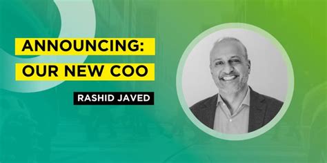 Were Thrilled To Welcome Rashid Javed As Our New Chief Operating