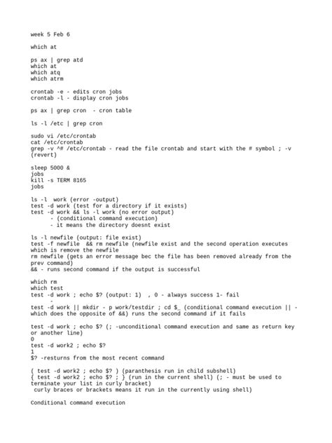 Unix Week 5 Pdf Software Computer Architecture