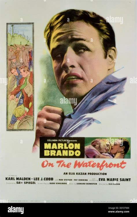 On The Waterfront 1954 American Crime Drama Film Elia Kazan Budd Schulberg Marlon Brando