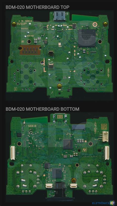 Controle Playstation 5 Dualsense Pcb Bdm 020 Botão L2 Pressionado Treinamento Vídeo Games
