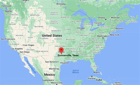 Where Is Duncanville Tx Usa Location Map Of Duncanville Texas