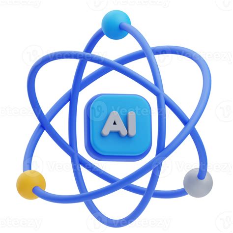 3d Ai Power Icon Illustration Render 52011674 Png