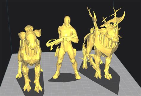 🦸 Warframe My Custom Pack・ Obj File For 3d Printing・cults