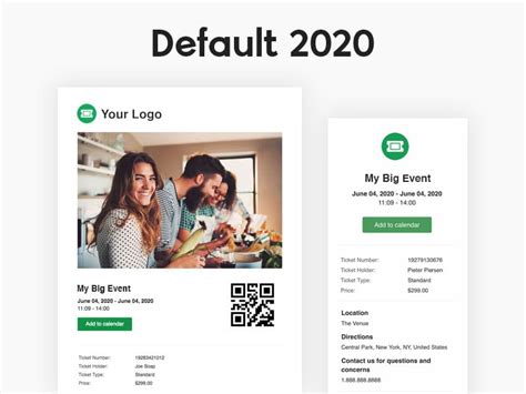 default 2020 fooevents