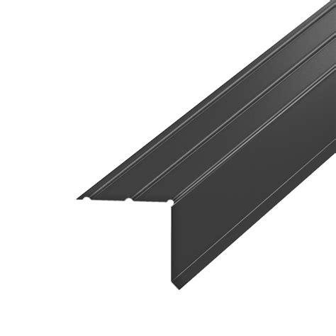 Amerimax C35 181 In X 10 Ft Black Aluminum Drip Edge In The Drip Edge