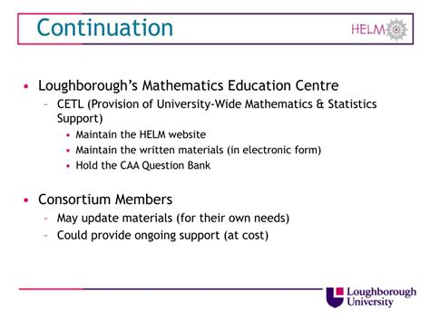 ppt the helm project helping engineers learn mathematics powerpoint