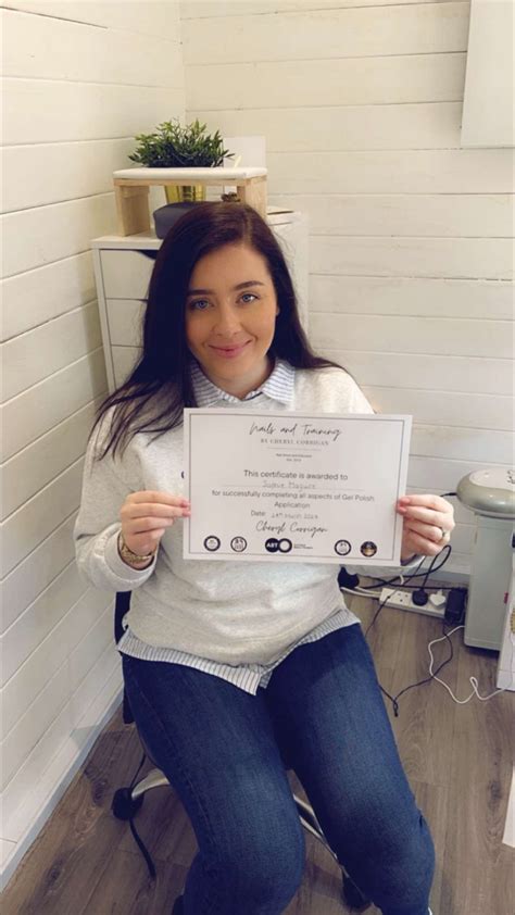 Cheryl Corrigan On Linkedin Congratulations To Sophie Newly Qualified In Gel Polish Application