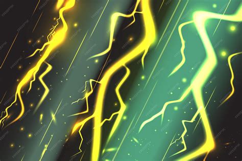 Premium Vector Lighting Thunder Background