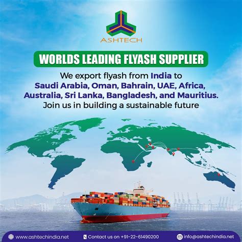 Ashtech India Pvt Ltd On Linkedin Sustainablefuture Flyash Ecofriendly Globalexport