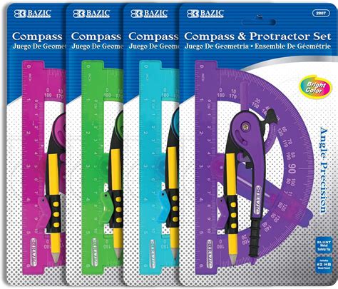 Bazic Products Geometry Math Compass Set Wscale Arm 6 Swing Arm