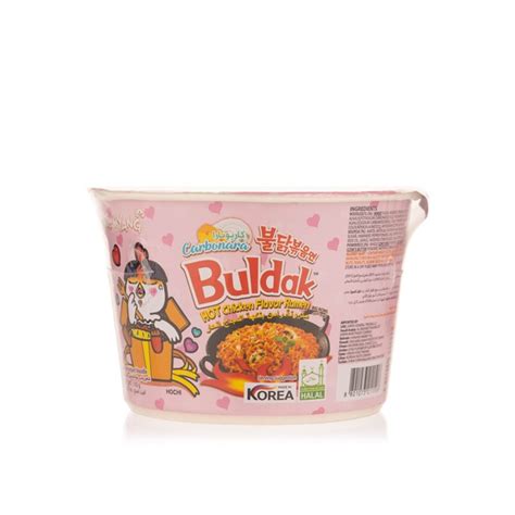 Samyang Buldak Ramen Carbonara Flavour Big Bowl 105g Spinneys United
