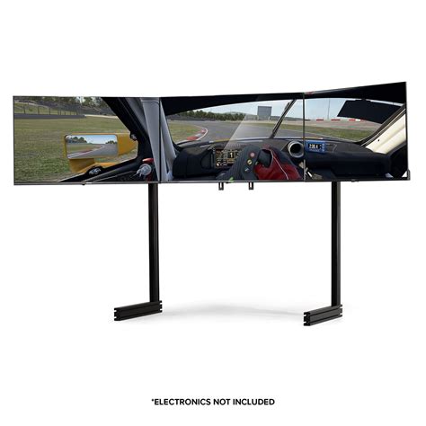 Next Level Racing Elite Freestanding Triple Monitor Stand Black Ed