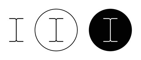 Cursor Text Icon 45985555 Vector Art At Vecteezy