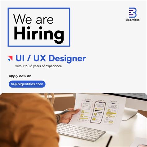 Big Entities On Linkedin Hiring Uiuxdesigner Jobopportunity Bigentities Urgenthirings