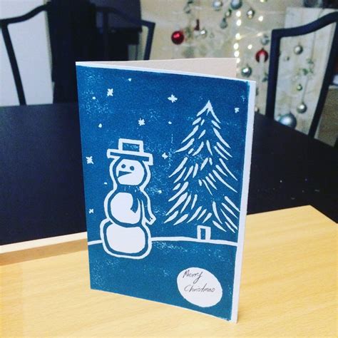 Rubberlino Printing Some Christmas Cards Album On Imgur