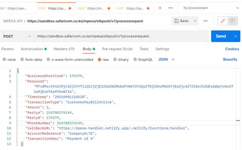 Making M Pesa Stk Push Trigger Request
