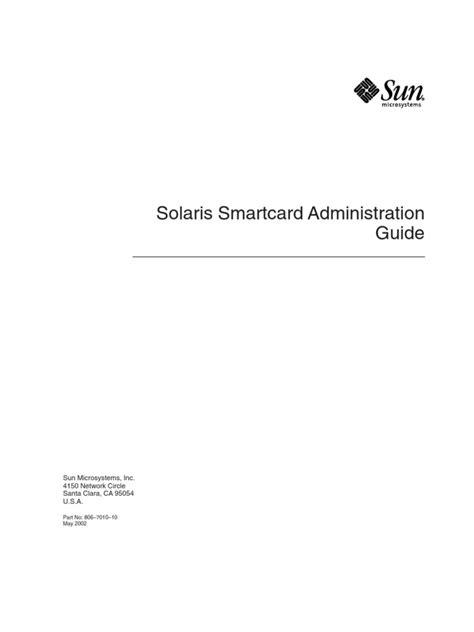 Adminguide Smartcard Pdf Smart Card Command Line Interface