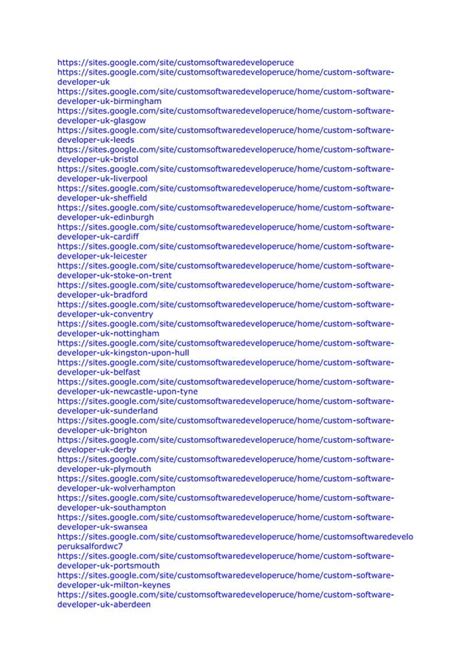 Custom Software Developer Uk Pdf