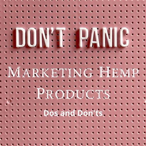 Marketing Hemp Products Dos And Donts — Vcm Cbd By Abby Hauck Medium