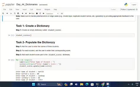 Video Day 44 Of 100daysofcodechallenge Dictionary Operations