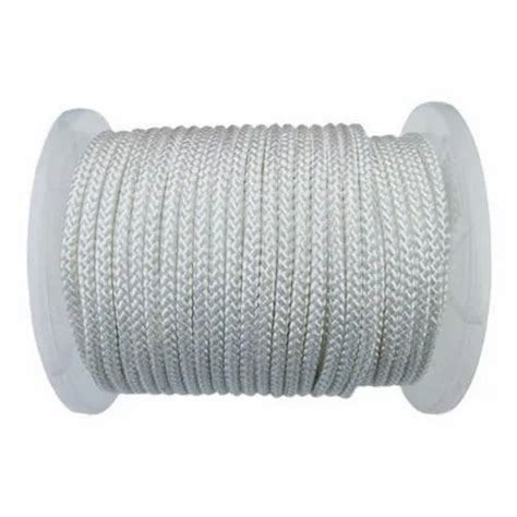 White Plain Braided Polyester Cord At Rs 160 Kg In Surat Id 25188200973
