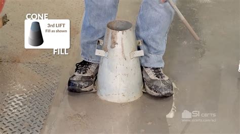 Aci Slump Test Astm C143 Concrete Slump 2019 Youtube