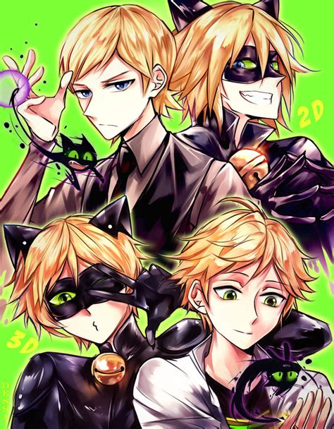 Miraculous Ladybug Adrien And Felix By Dessa Nya On Deviantart