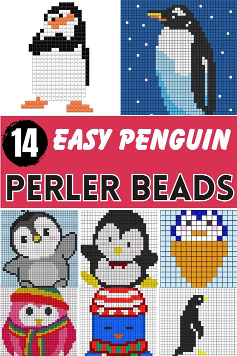 14 Easy Penguin Perler Beads Patterns Diy Crafts