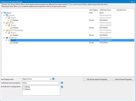 Deployment Properties And The Deployment Property Manager