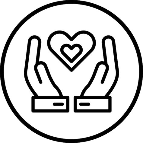 Premium Vector Care Icon Style