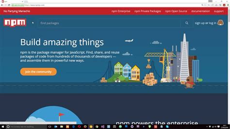 Node Js Tutorial For Beginners 20 The Node Package Manager Youtube