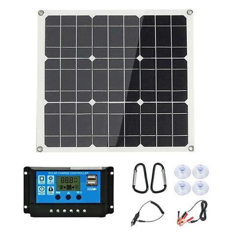 200 Watt 200w Solar Panel Kit With Lcd Solar Contr Grandado
