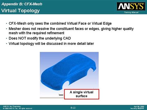 Appendix B CFXMesh ANSYS Meshing Application Introduction ANSYS