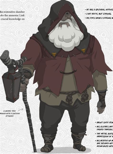 File Botw Old Man Concept Artwork Png Zelda Wiki