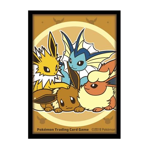 Pokémon Tcg Eevee Friendship Card Sleeves 65 Sleeves Pokémon