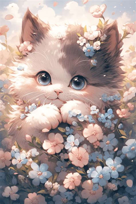 Kitten Art Wallpapers 4k Hd Backgrounds On Wallpaperbat
