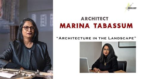 Architecture In The Landscape” Architect Marina Tabassumশীর্ষক