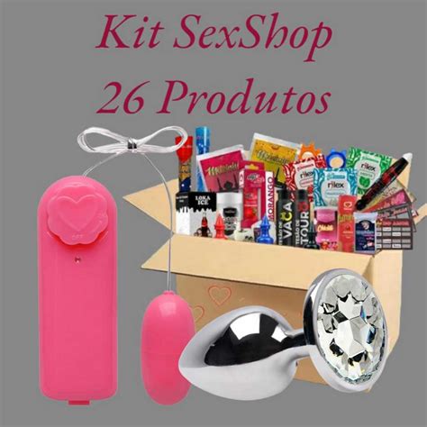 Kit Sex Shop Com 26 Produtos Vibrador Bullet E Plug Anal Shopee Brasil