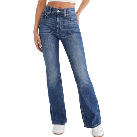 Aeropostale Womens Aero High Rise Flare Jean Medium Wash Aeropostale