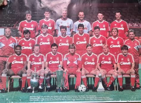 Lfc Candy Champions Poster Ynwa Dalglish Molby Rush Hansen Anfield
