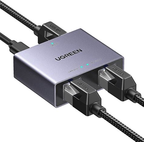 ugreen 1000mbps ethernet splitter 1 to 2 plug and play 2