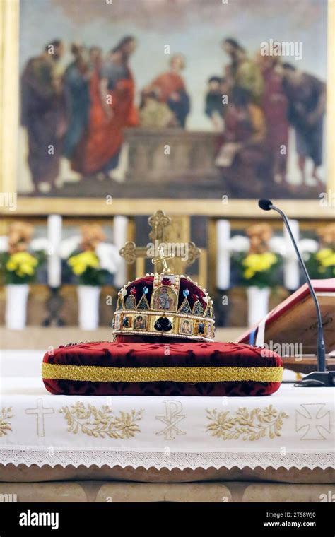 Replica Of The Holy Crown Of Hungary Crown Of Saint Stephen Aka István