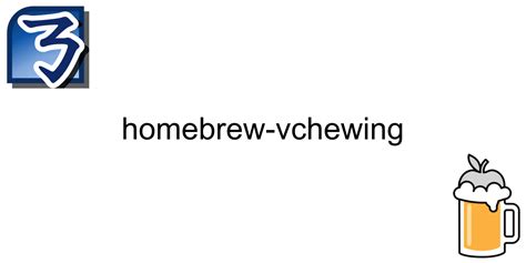 Github Windwordshomebrew Vchewing Homebrew Vchewing是一个用于安装卸载威注音输入法的homebrew Cask。