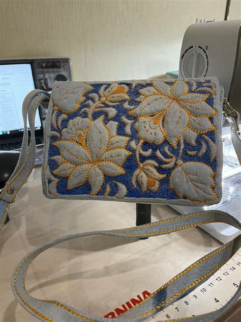 Diy Patchwork Bag With Floral Design