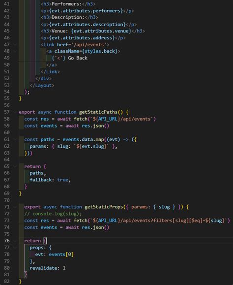 Next Js Strapi V Next Js Slug Js Is Not Working GetStaticPaths GetStaticProps Stack